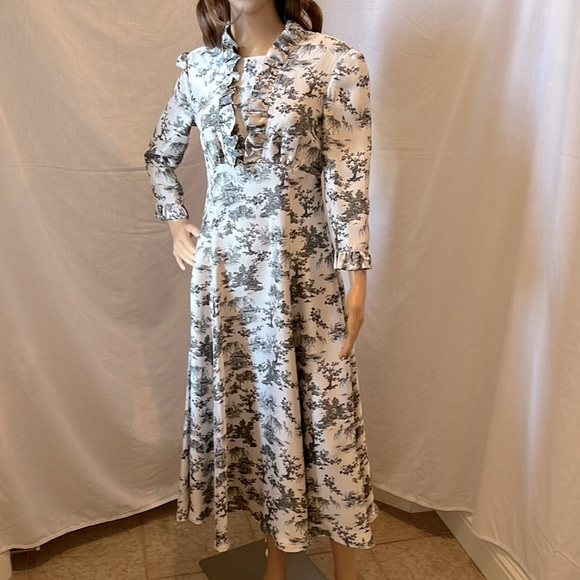 Hand Crafted | Dresses | One Of A Kind Silk Toile Midi Dress | Poshmark